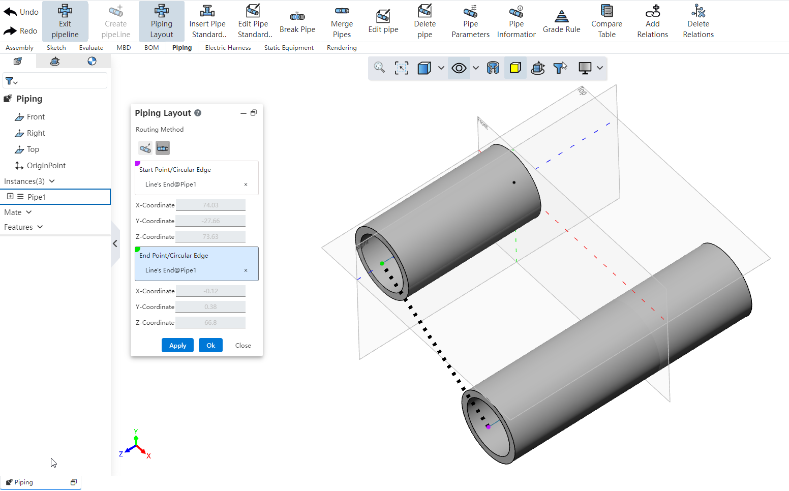 Piping Layout | CrownCAD